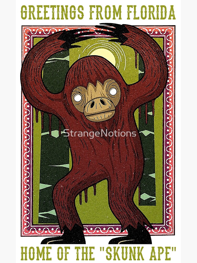 "Cryptozoology State by State — Skunk Ape, Florida Cryptid — See My ...