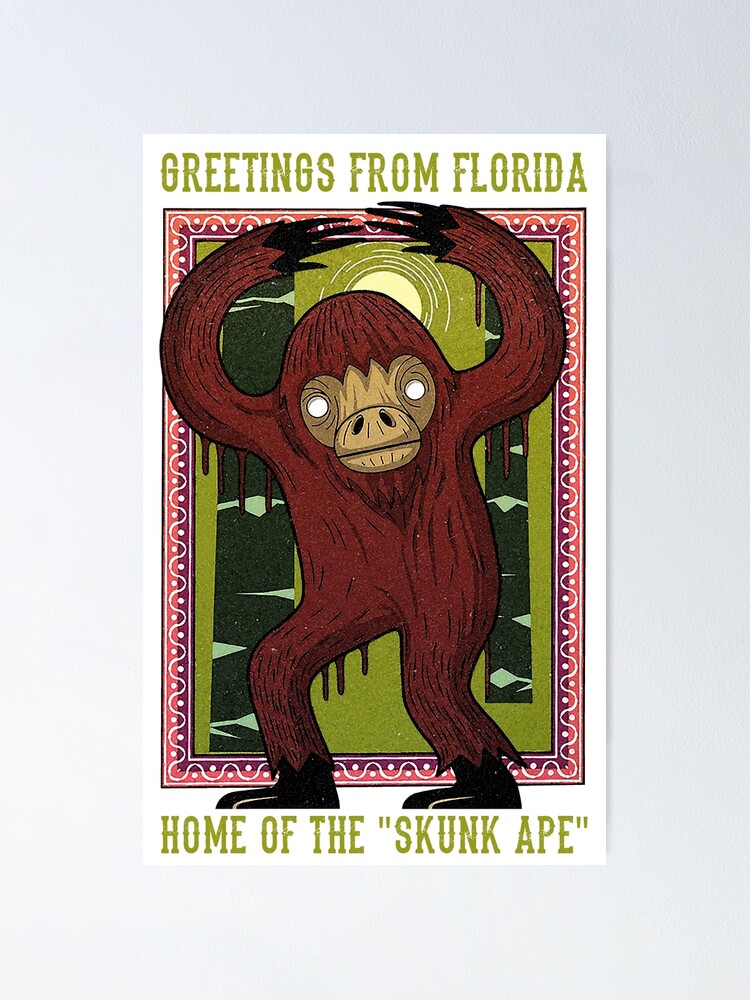 "Cryptozoology State by State — Skunk Ape, Florida Cryptid — See My ...