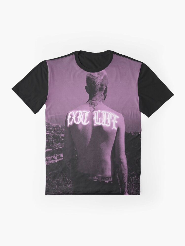 "LIL PEEP POSTER - Exit Life" Graphic T-Shirt for Sale by listener1011 ...