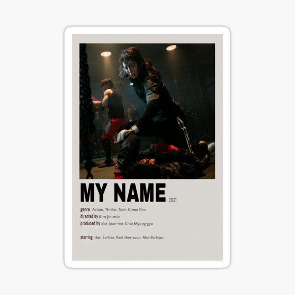 "My Name // Poster Print " Sticker for Sale by A3h4y | Redbubble