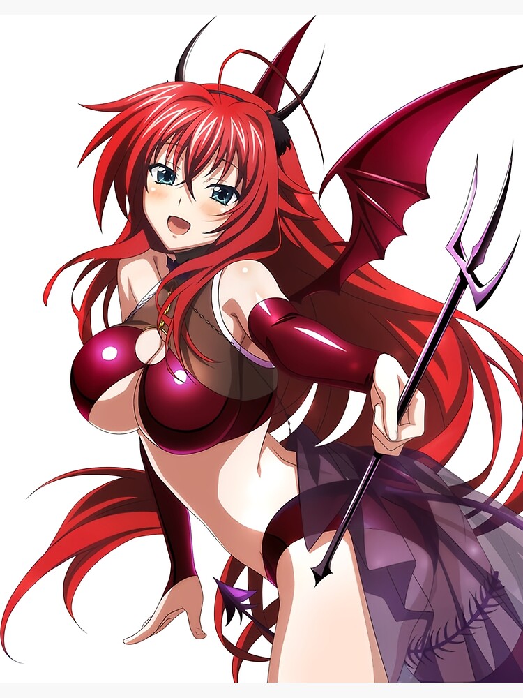 Rias Gremory High School Dxd Anime Girl Waifu Hot Poster For Sale By