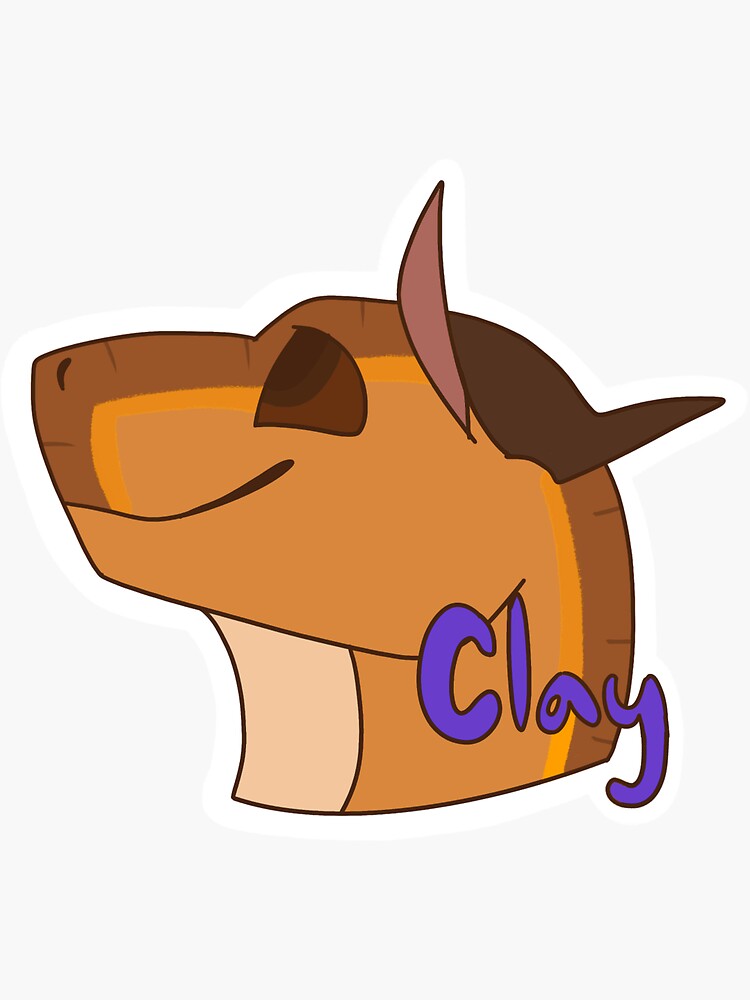 "Clay sticker " Sticker by Mallowleaf | Redbubble