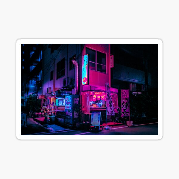 "Cool Tokyo Lo-Fi Vibes" Sticker for Sale by HimanshiShah | Redbubble