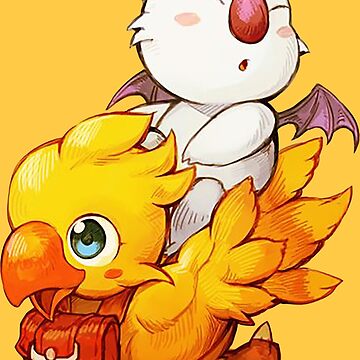 "Chocobo & Moogle Final Fantasy" iPhone Case for Sale by NEOFO | Redbubble