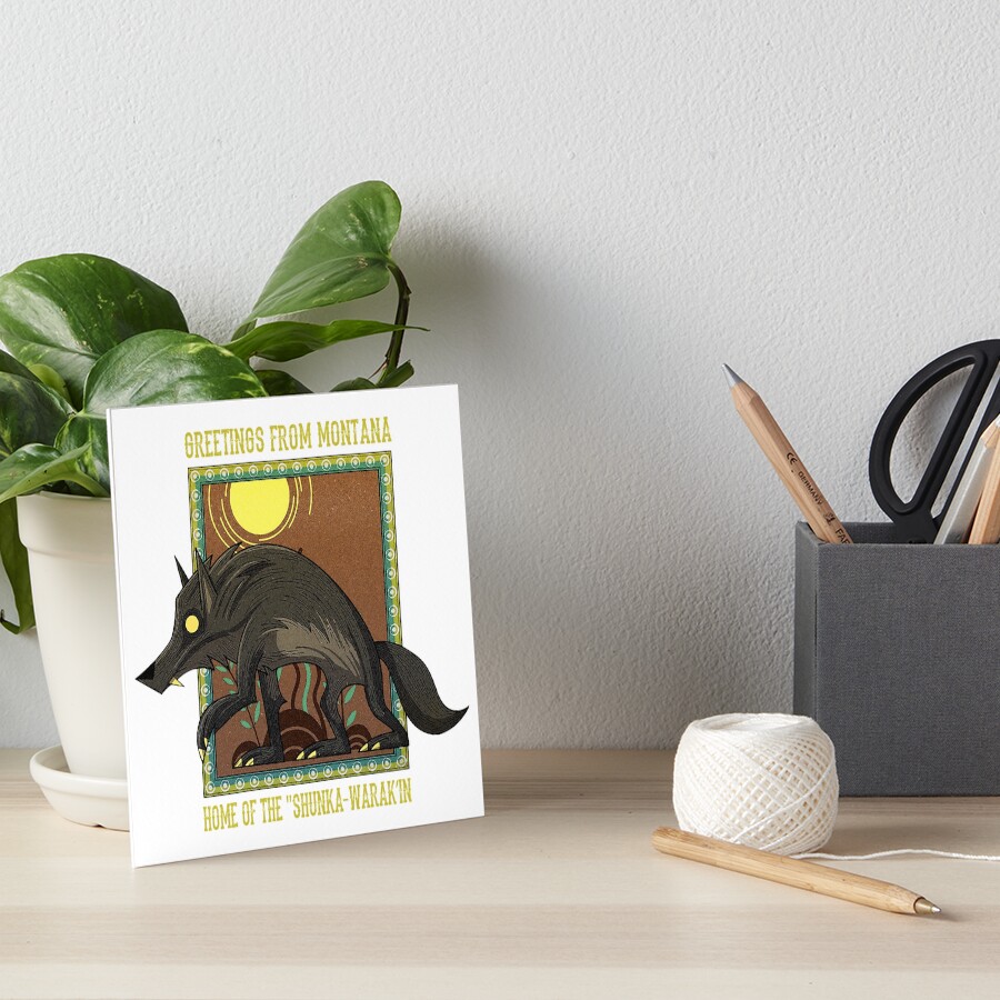 "Cryptozoology State by State — "Shunka Warak’in," Montana Cryptid ...