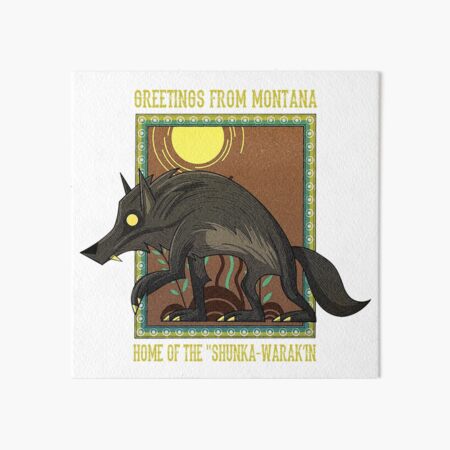 "Cryptozoology State by State — "Shunka Warak’in," Montana Cryptid — See My Other 49 U.S. State ...