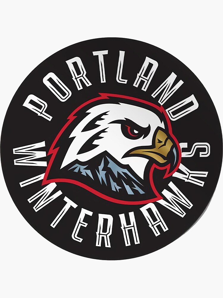 "Portland Winterhawks" Sticker for Sale by trantrongshop | Redbubble