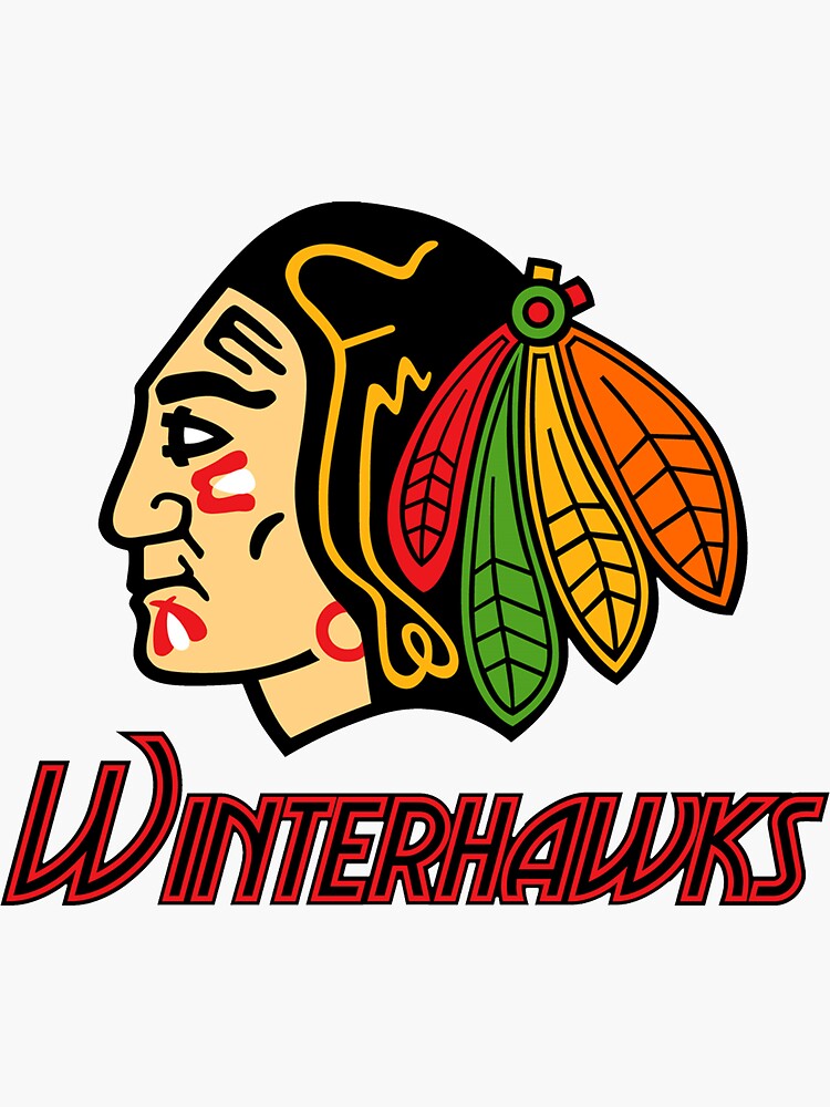 "Portland Winterhawks" Sticker by trantrongshop | Redbubble