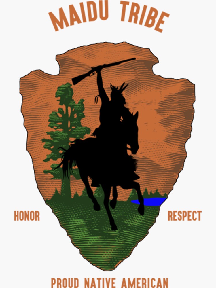 "Maidu T-ShirtMaidu Tribe Native American Indian Pride Vintage Retro ...