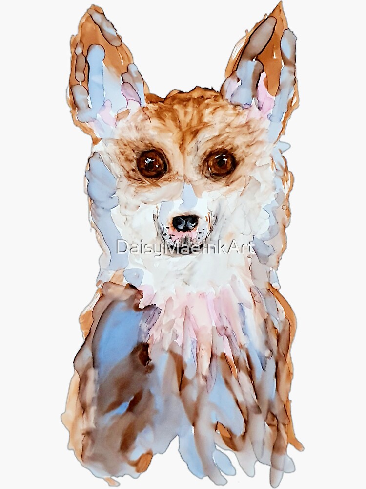 "Foxy" Sticker by DaisyMaeInkArt | Redbubble
