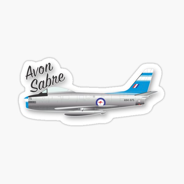 "Avon Sabre" Sticker for Sale by GregThompson | Redbubble