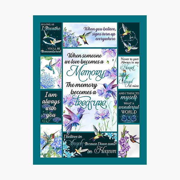 "Hummingbird Memorial | In Loving Memory Loss of Loved One N1179 ...