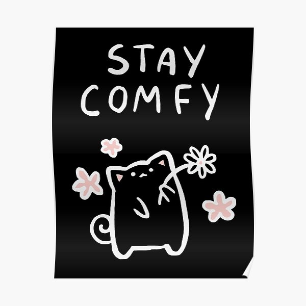 "Lilypichu Stay Comfy " Poster by Pqtshop | Redbubble