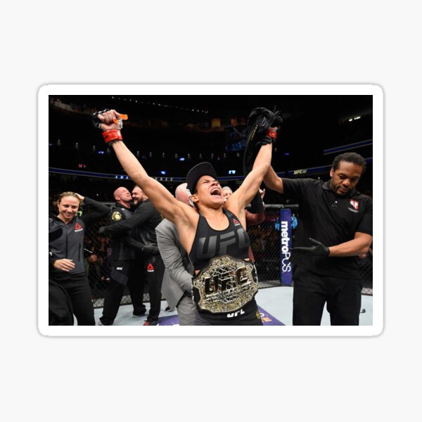 "Amanda Nunes Wallpaper " Sticker for Sale by safwanemolo28 | Redbubble