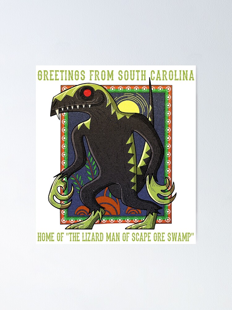 "Cryptozoology State by State — Lizard Man of Scape Ore Swamp, South ...