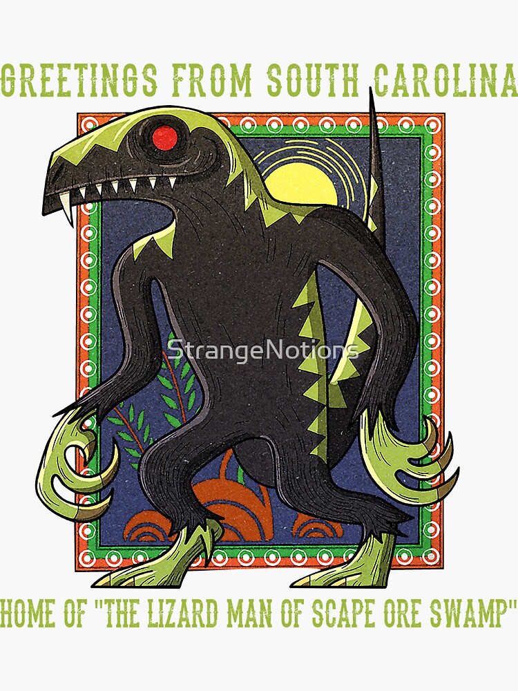 "Cryptozoology State by State — Lizard Man of Scape Ore Swamp, South ...