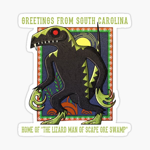 "Cryptozoology State by State — Lizard Man of Scape Ore Swamp, South ...