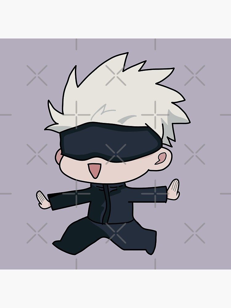"Chibi Satoru Gojo - Jujutsu Kaisen " Art Print by ThePlum-Palette ...