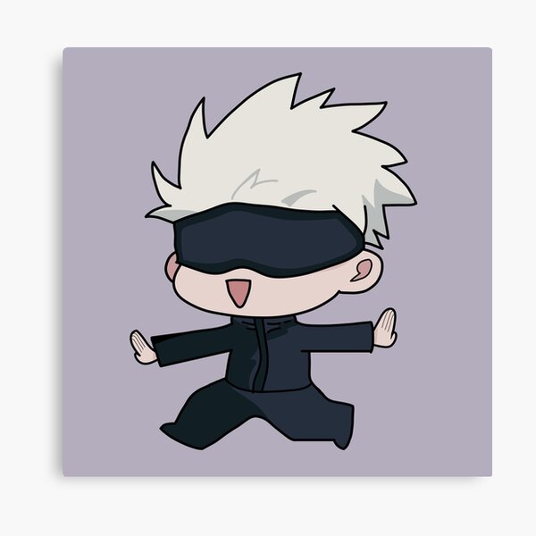 "Chibi Satoru Gojo - Jujutsu Kaisen " Canvas Print by ThePlum-Palette ...