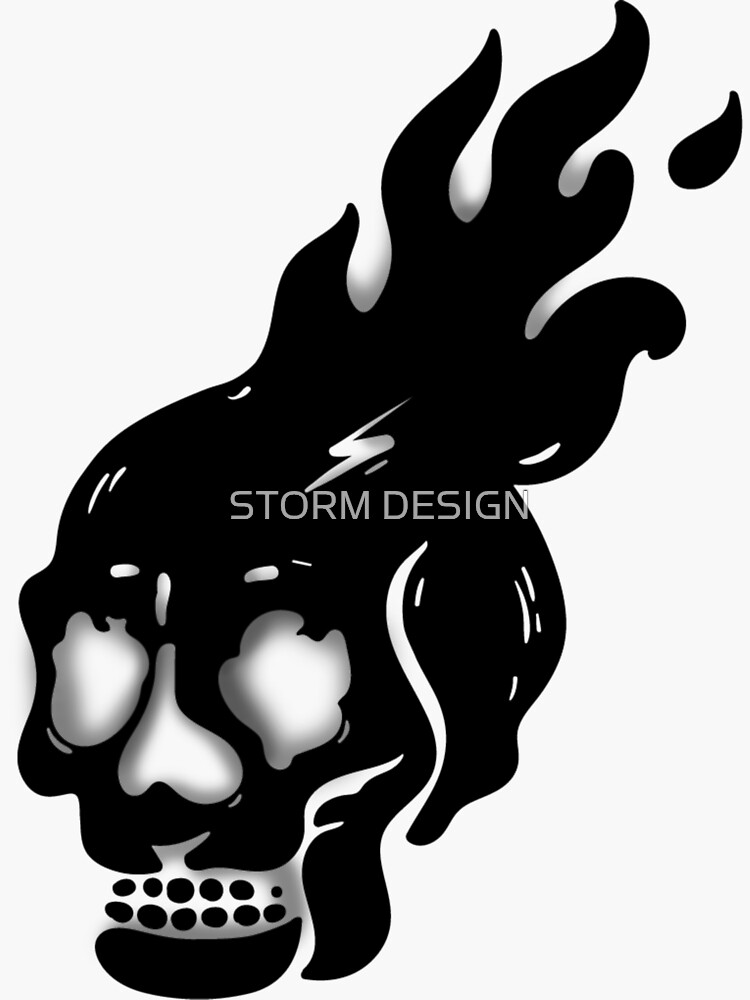 "GHOST RIDER " Sticker for Sale by Kundansarpe | Redbubble