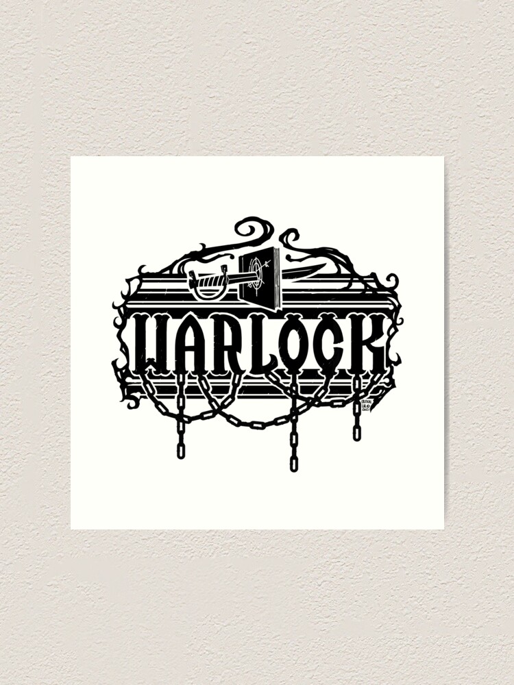 "D&D Warlock Class Logo" Art Print for Sale by CriticalLOL | Redbubble