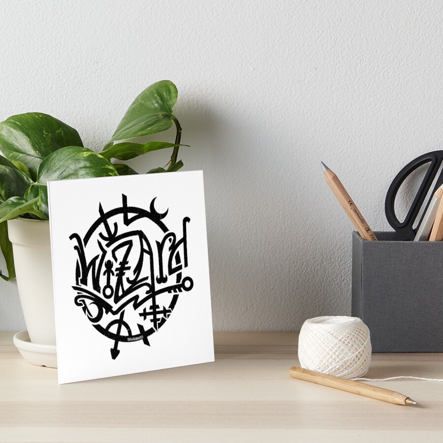 "D&D Wizard Class Logo" Art Board Print by CriticalLOL | Redbubble