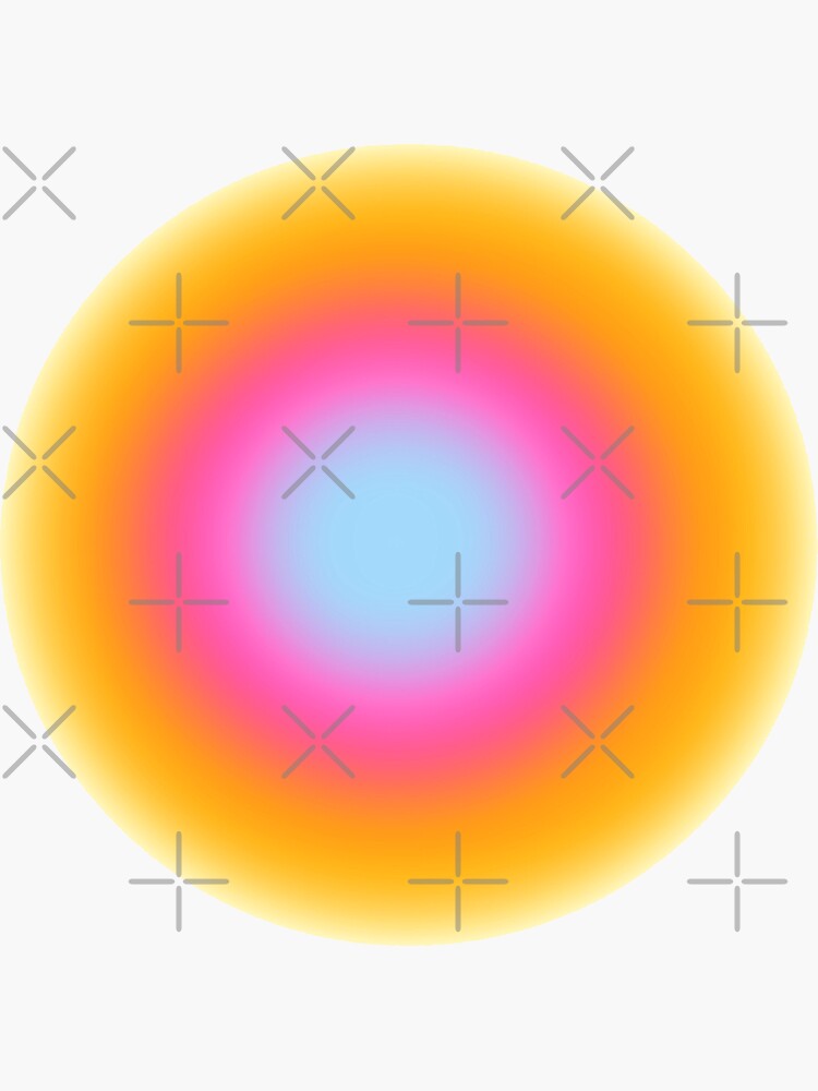 "Aura" Sticker for Sale by Lavannya | Redbubble