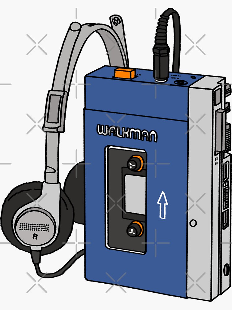 "Walkman color" Sticker by 2929shop | Redbubble
