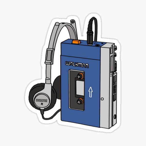 "Walkman color" Sticker by 2929shop | Redbubble