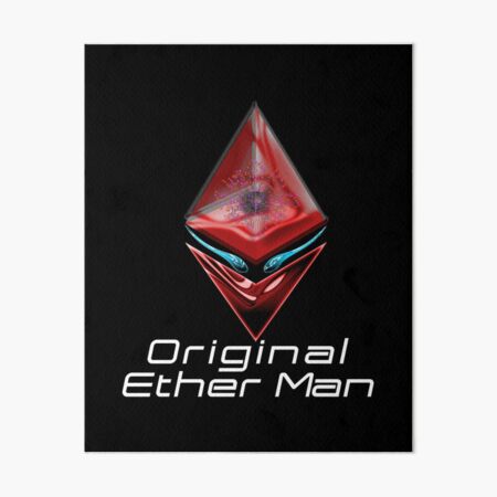 "Art Board Prints Original Ether Man Sienna Colored Head With ...