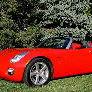 "Red Pontiac Solstice" Poster for Sale by runner007 | Redbubble