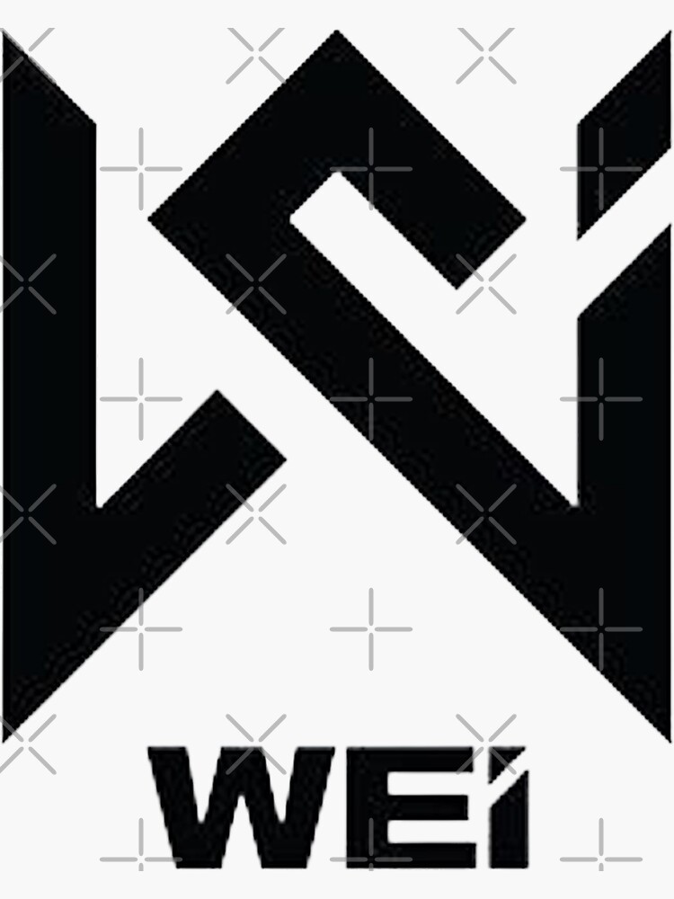 "Wei Logo (Kpop)" Sticker for Sale by danielletrisha | Redbubble