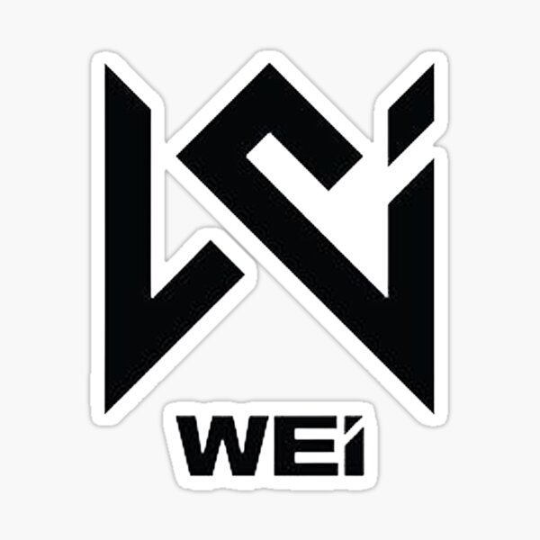 "Wei Logo (Kpop)" Sticker for Sale by danielletrisha | Redbubble