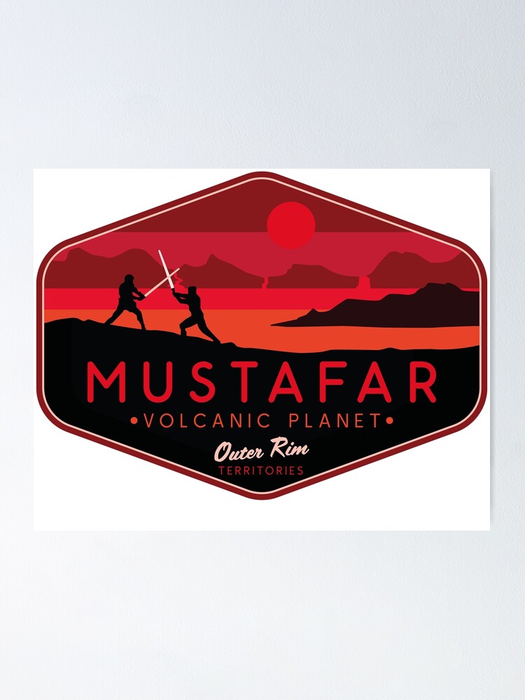 "Mustafar" Poster for Sale by magrodanny | Redbubble