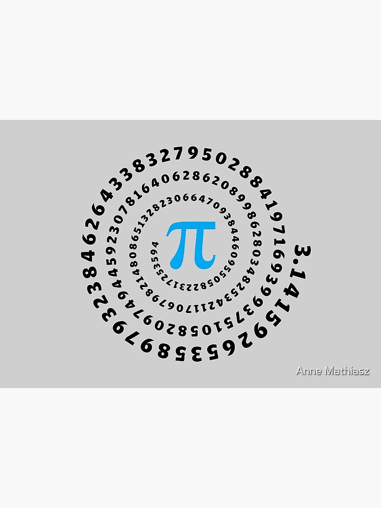 "Pi, π, Spiral, Mathematics, Pi Day, Infinity, " Art Print by nitty ...