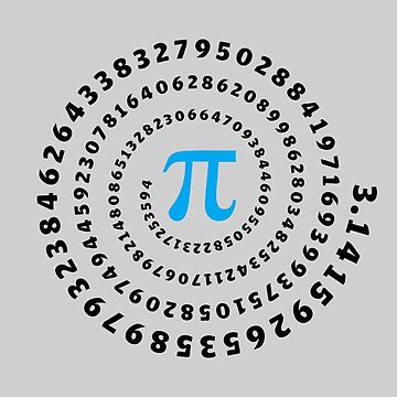 "Pi, π, Spiral, Mathematics, Pi Day, Infinity, " Sticker for Sale by ...