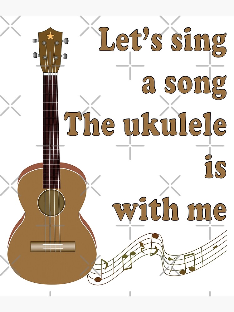 Ukulele player Premium Matte Vertical Poster sold by Inês Macedo | SKU ...