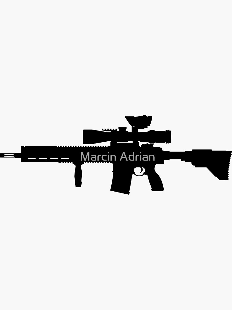 "Germany German fully automatic machine gun sniper rifle Heckler & Koch ...