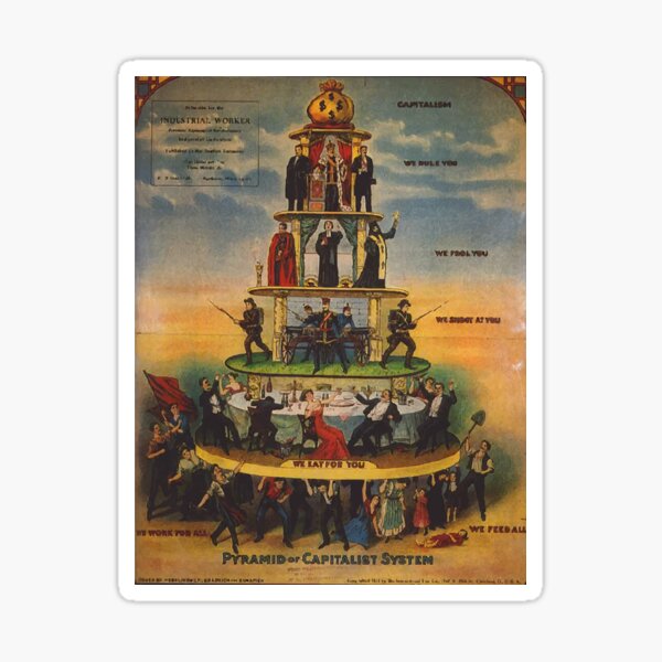 Pyramid Of Capitalist Systems Industrial Workers Of The World 1911