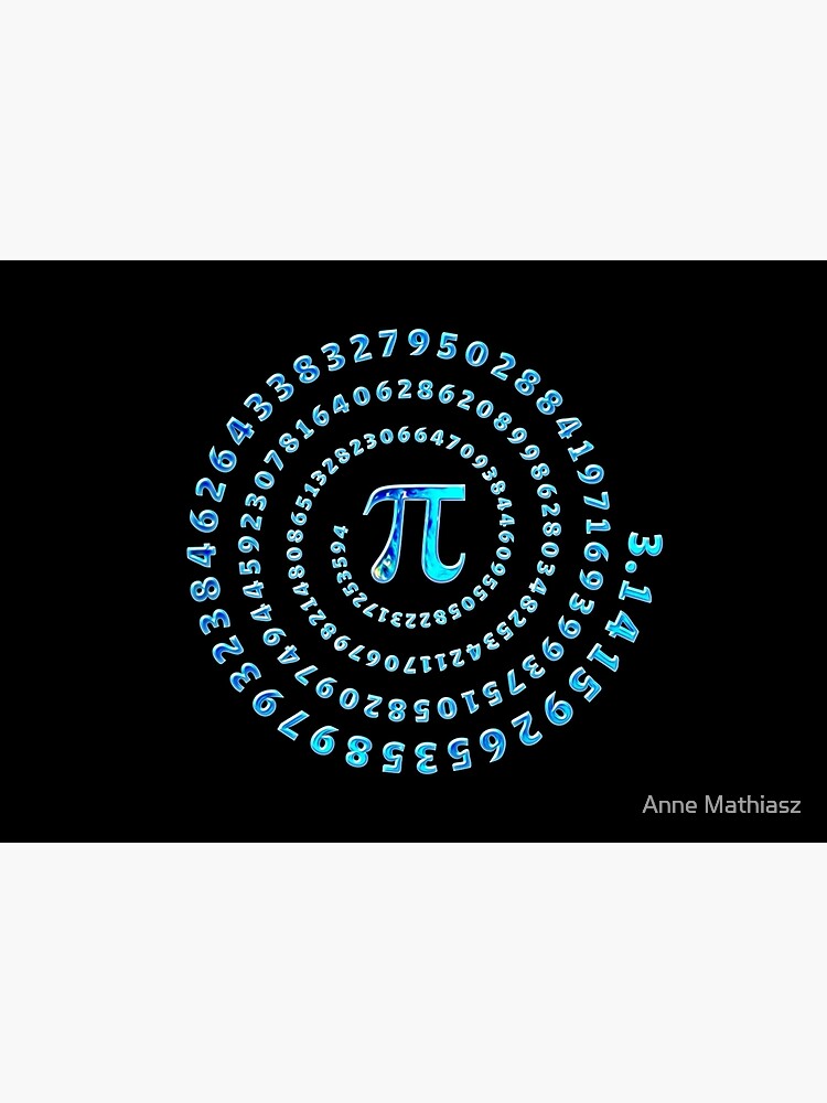 "Cosmic Pi Spiral, Mathematics, Pi Day, Universe, Galaxy, Space" Poster ...