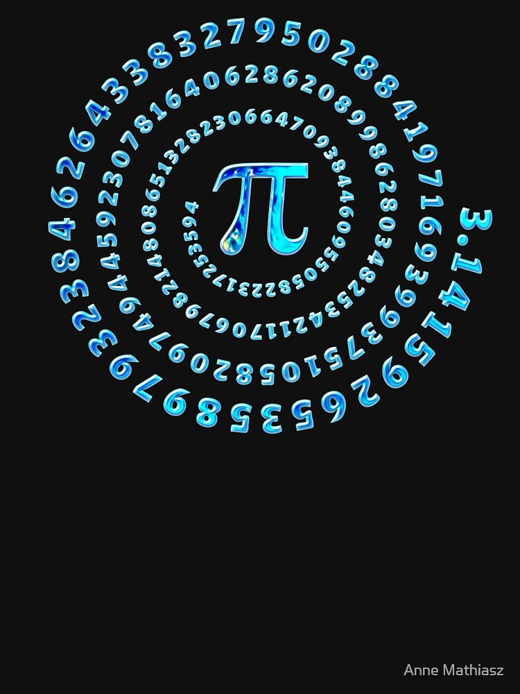 "Cosmic Pi Spiral, Mathematics, Pi Day, Universe, Galaxy, Space" T ...