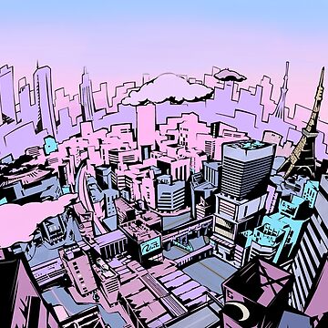 "Persona 5 Pastel Tokyo Loading Screen" Poster for Sale by ...