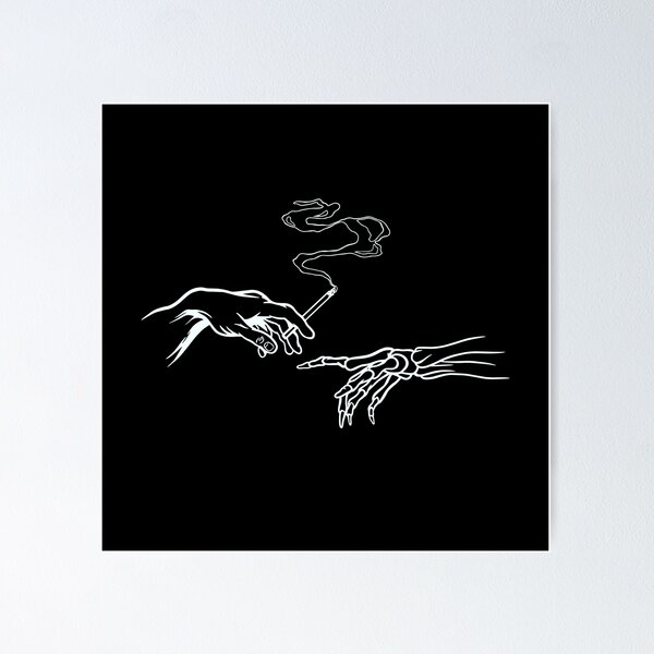 "God Hand Smoke|the Creation of Adam|human hand passing a smoking ...