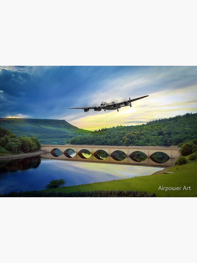 "Lancaster Ladybower" Poster by aviationart | Redbubble