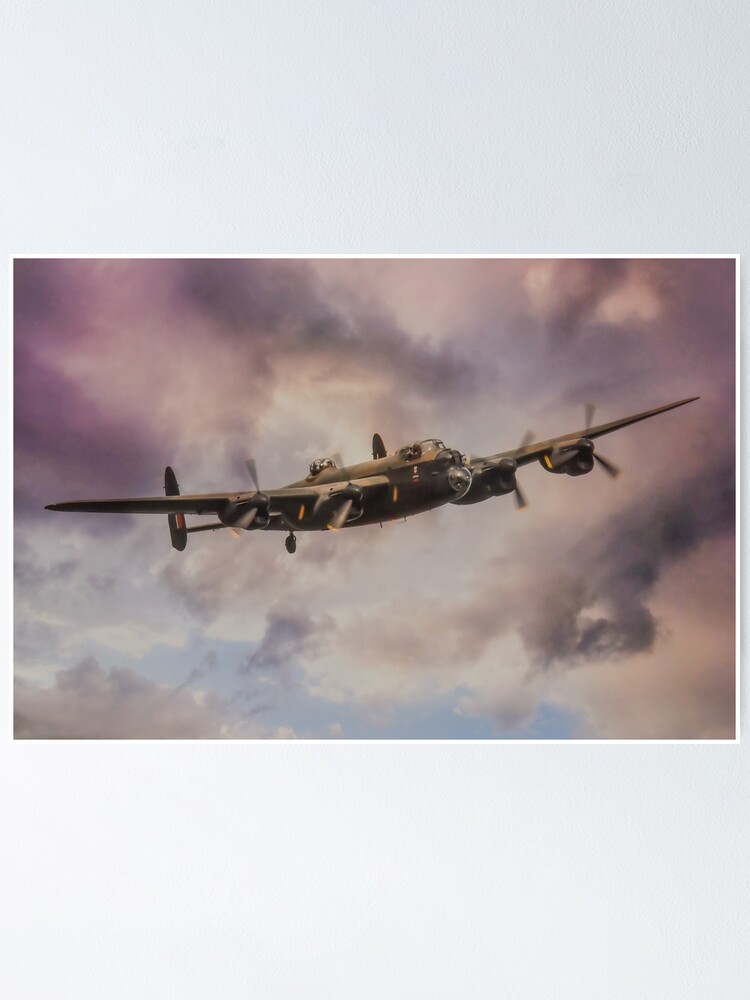 "Lancaster Bomber The City Of Lincoln" Poster for Sale by aviationart ...