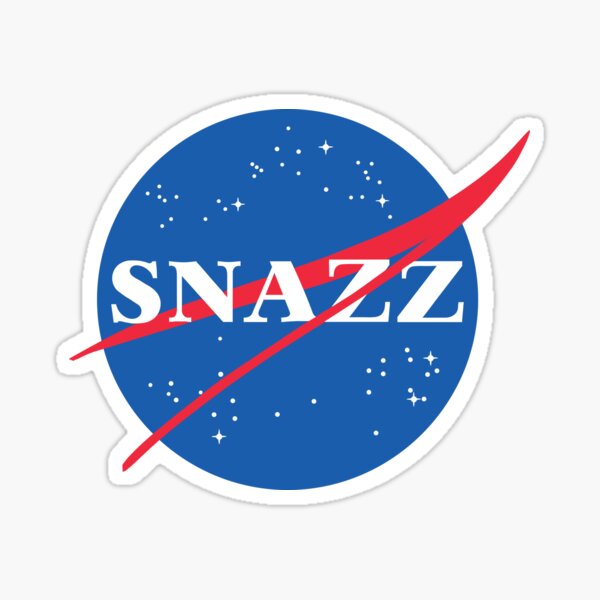 "Snazz" Sticker for Sale by JustBuyMyStuff | Redbubble