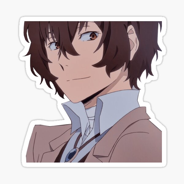"Osamu Dazai" Sticker for Sale by kawaiicrossing | Redbubble