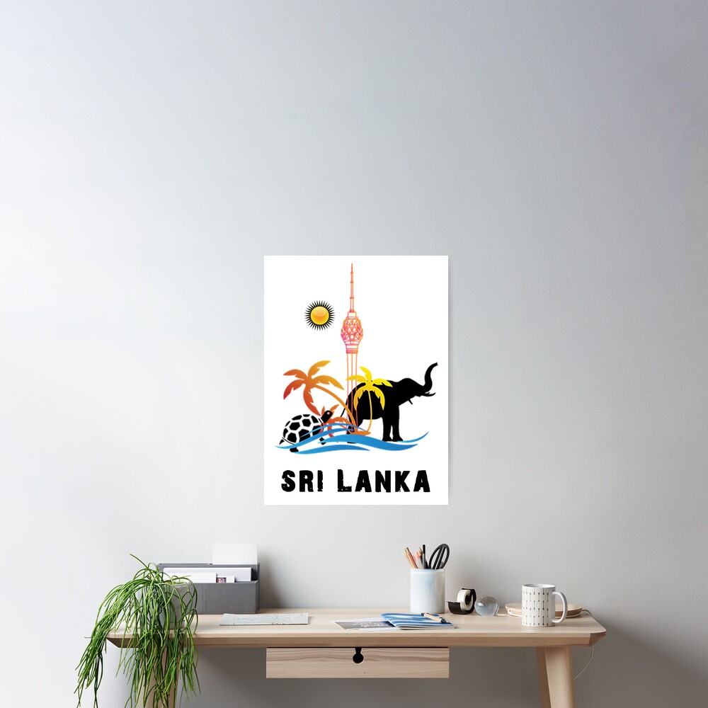 "sri lanka Tourism " Poster for Sale by Hasthiart | Redbubble