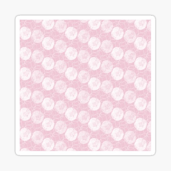 "Pink bubble patterns" Sticker by ArirangD | Redbubble