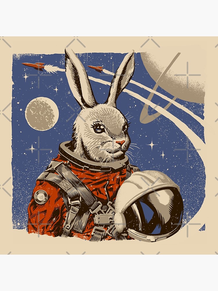 "Soviet Space Rabbit" Poster for Sale by sketchboy01 | Redbubble
